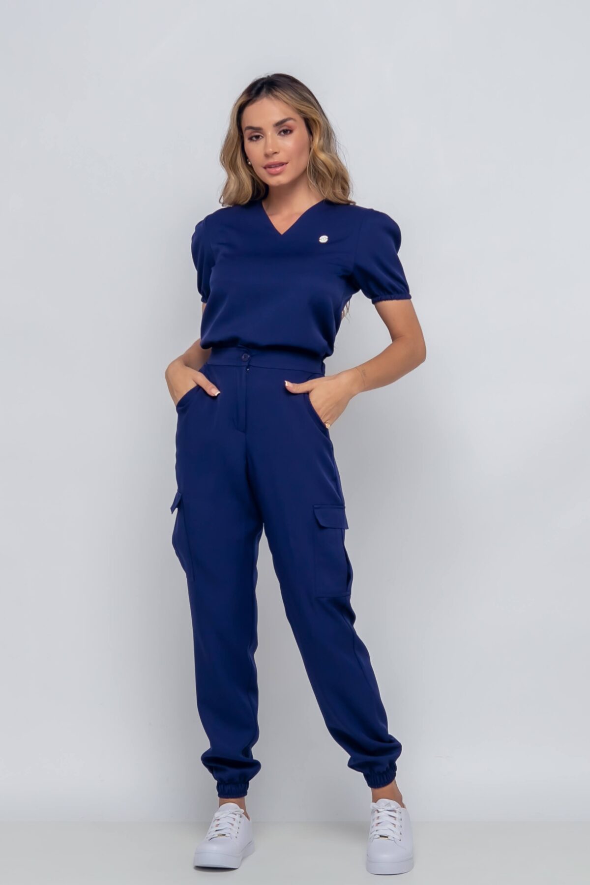 Scrub Feminino Maximus Liso Luxo - Dra Elegancia